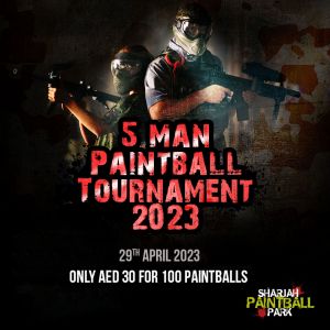 5 Man paintball tournament